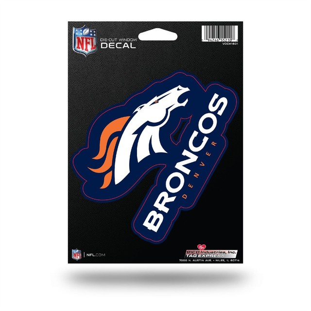 Denver Broncos Die-cut Window Decal by Rico Industries for sale online ...