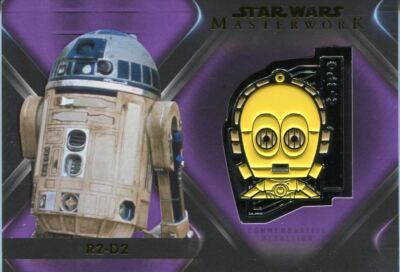 Star Wars Masterwork 2021 Purple [50] Medallion Relic Card CM-RC R2-D2 ...