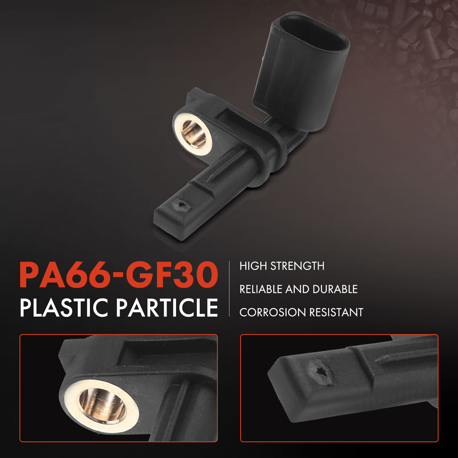 2x ABS Wheel Speed Sensor for Volkswagen Touareg 2011-2017 Audi Q7 ...