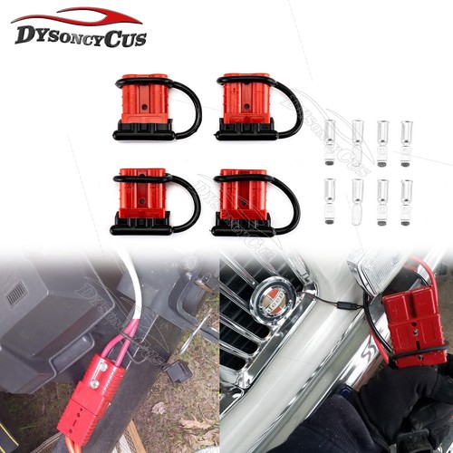 50A Car Battery Trailer Quick Connector Plug Kit Connect / Disconnect ...