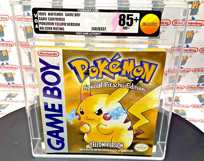 Pokemon Yellow Pikachu Gameboy New Sealed VGA WATA CGC Gamecube SNES ...