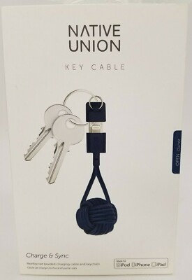 Native Union Key Cable Lightning to USB Charging Key Fob (Apple MFi ...