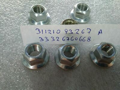 BMW ORIGINAL GERMANY 6* Self-Locking Collar Nuts BMW Models 33326760668 ...