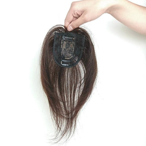 Mini Human Hair Toupee Clip in Topper Hairpieces Top Pieces For Women ...