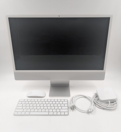Apple iMac 2021 24" Apple M1 8-Core GPU 8GB RAM 512GB SSD Silver A2438 ...