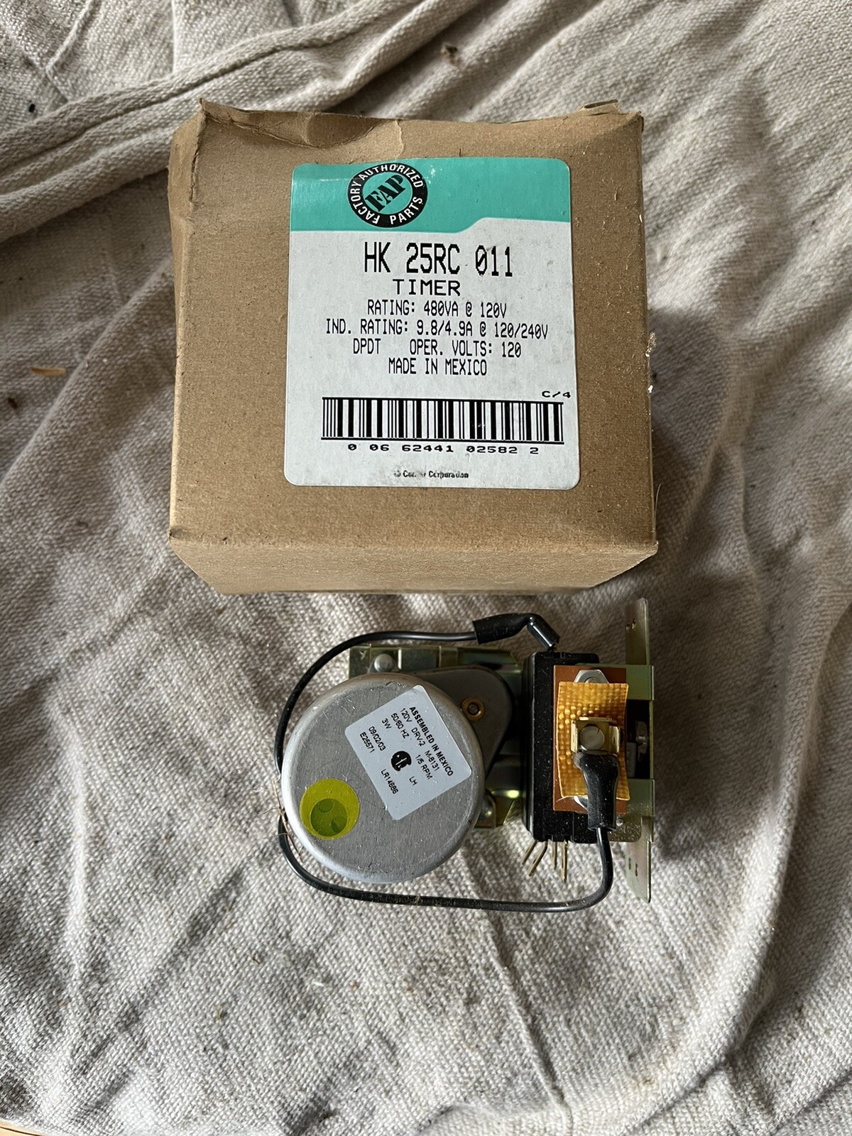 NEW OEM BRYANT CARRIER HK25RC011 AIR CONDITIONING DELAY TIMER HK 25RC ...