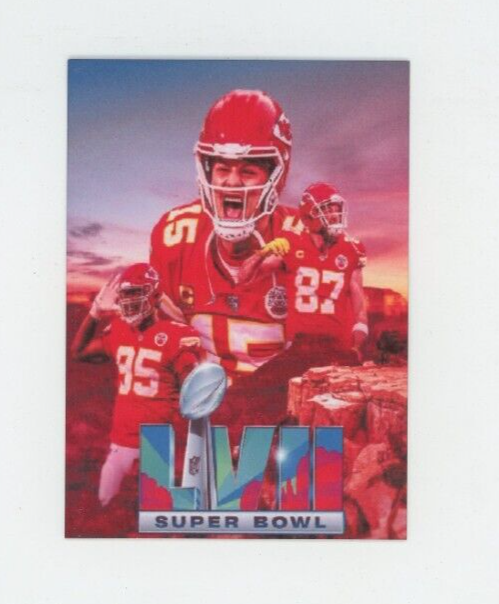Patrick Mahomes METAL Football Card - Kansas City Chiefs Super Bowl MVP ...