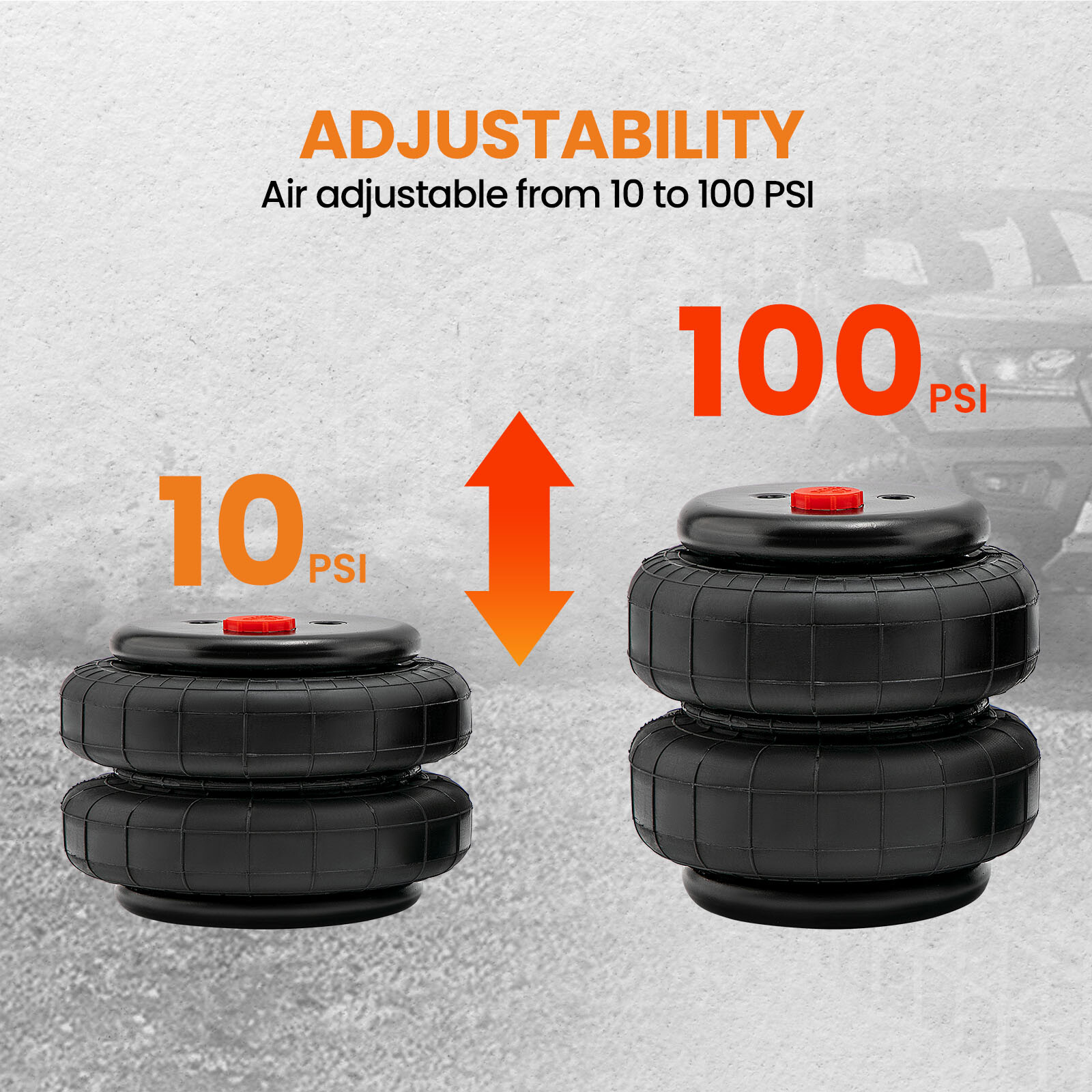 Air Suspension Kit+ Air Shock Compressor for Chevy Silverado 1500 2007 ...