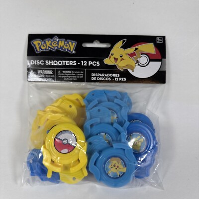 Pokémon Mini 12pc DISC SHOOTERS - Party Favor Birthday Party Supplies ...