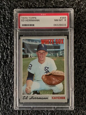 1970 Topps Baseball #368 Ed Herrmann PSA 8 | eBay
