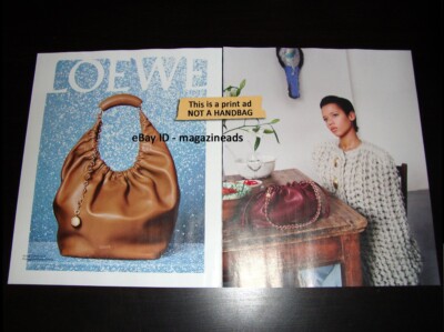 LOEWE 2-Page Magazine PRINT AD Spring 2024 TAYLOR RUSSELL David Sims | eBay