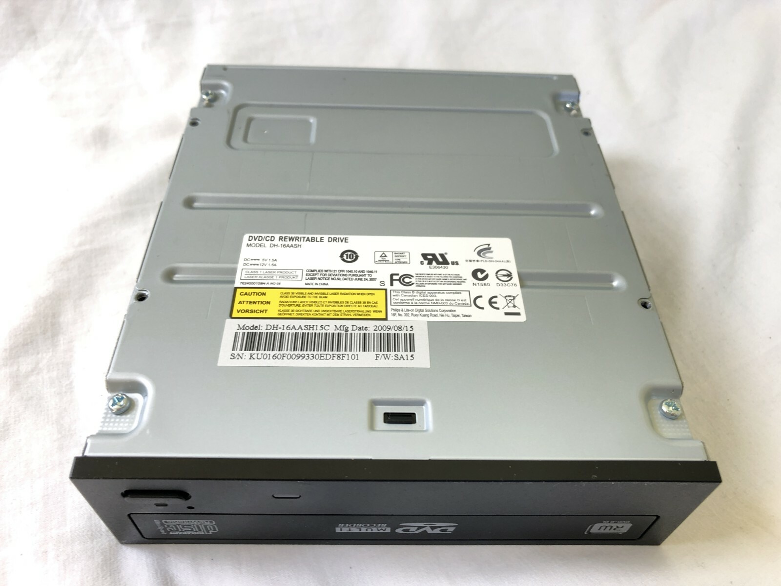 Phillips DVD/CD Rewritable Drive Model DH-16AASH | eBay