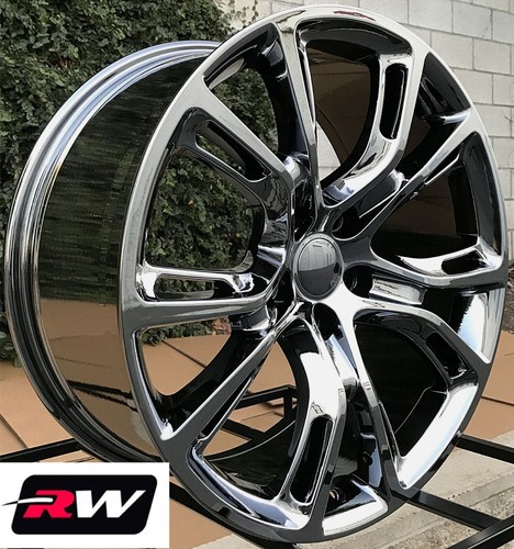 22" inch RW Wheels for Jeep Grand Cherokee 22x9" PVD Dark Chrome SRT ...