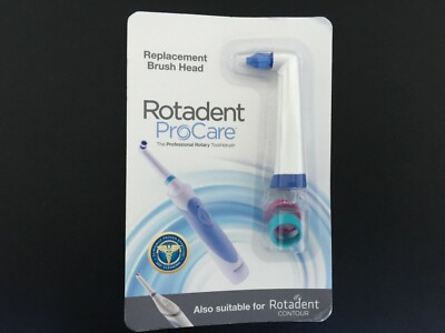1 ROTADENT CONTOUR - PROCARE BRUSH HEAD SHORT POINTY ROTA DENT | eBay