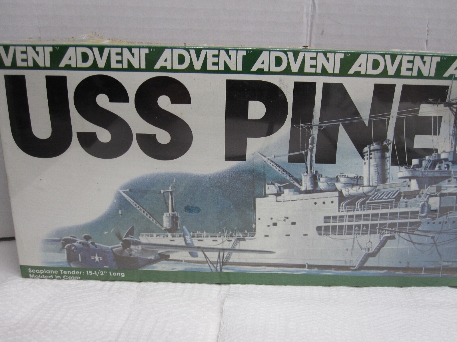 Advent USS Pine Island Military Ship 2504 Model Kit sealed Box | eBay