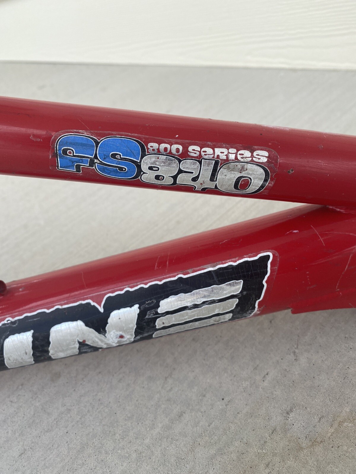 redline bmx frame 800 series fs 840 bmx vintage bmx frame ols school ...