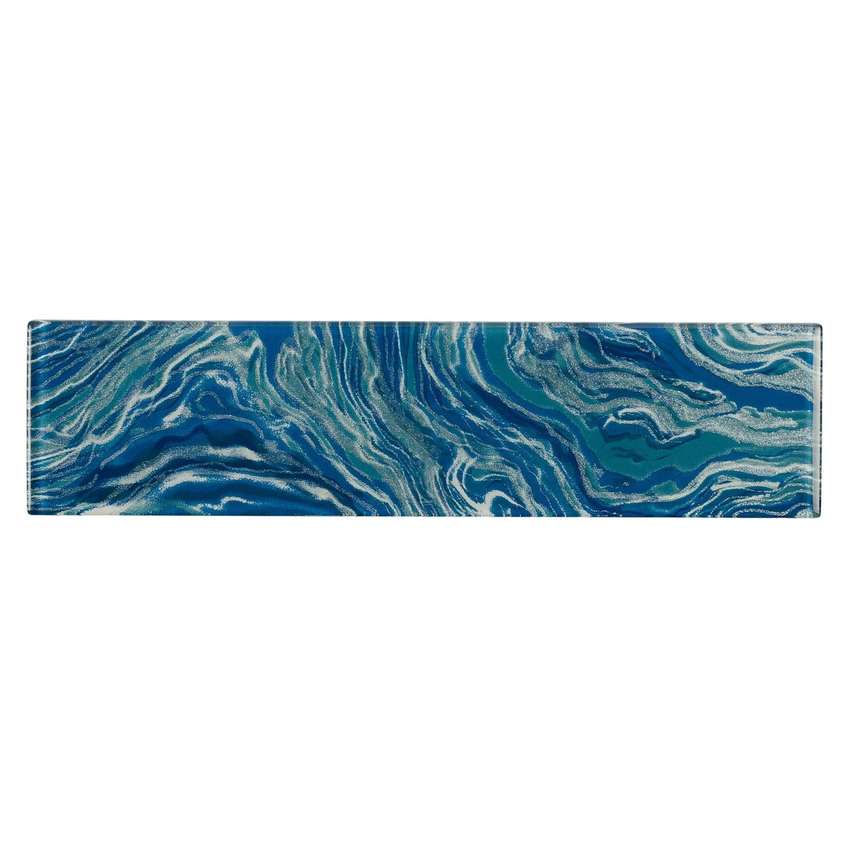 Glossy Blue Rectangle