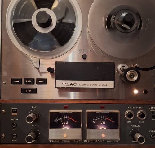 Teac 4010s reel to reel tape deck 3 motors 4 heads mixing Tested Video ...