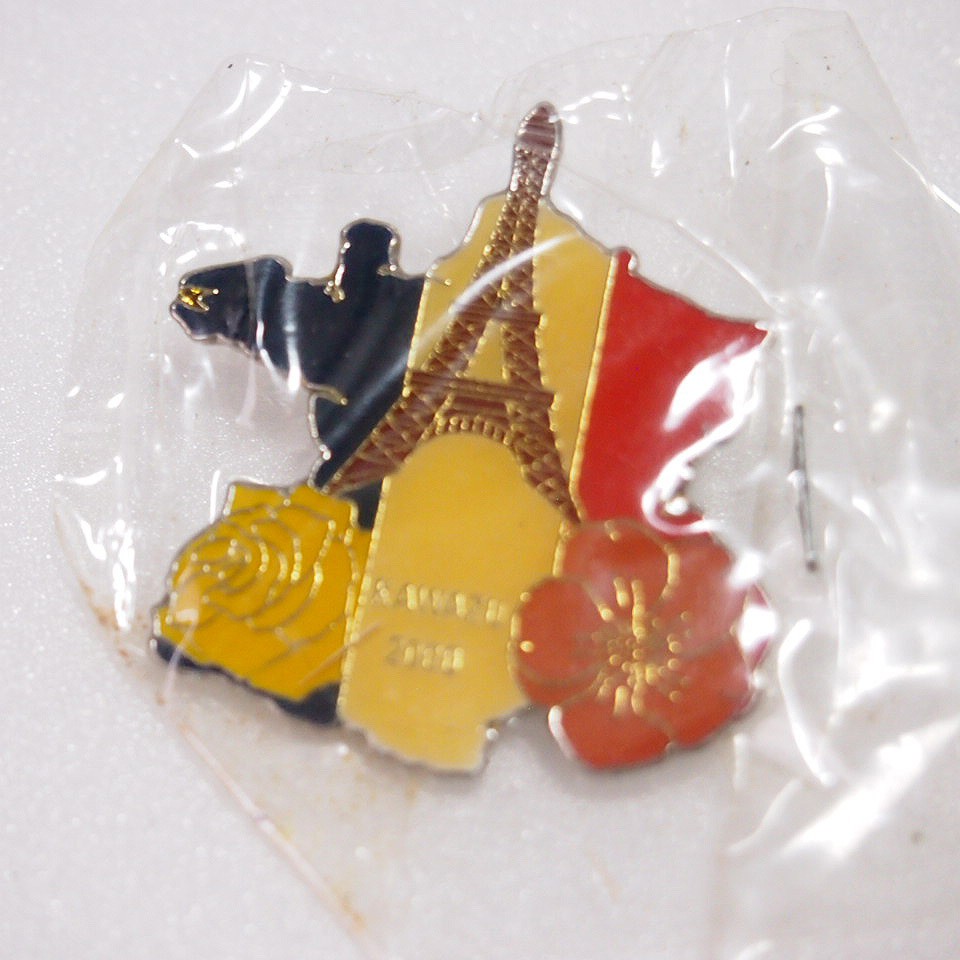 Unopened Pin Badge France Flag Paris Eiffel Tower World Travel ...