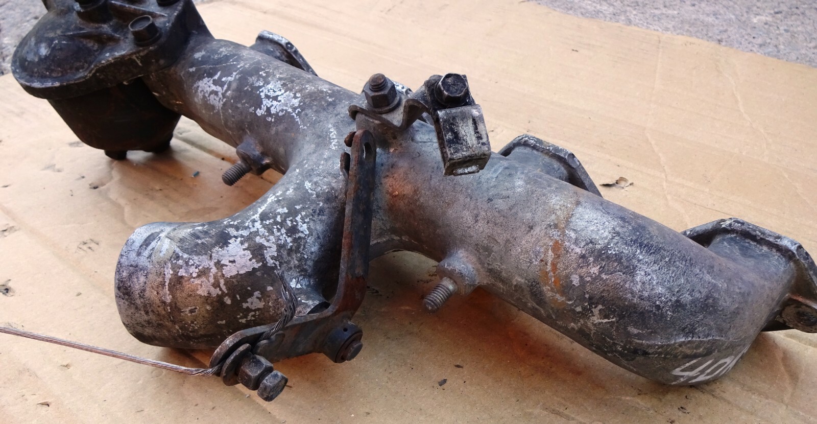 INTAKE MANIFOLD MITSUBISHI FUSO CANTER J44 JEEP ENGINE 4DR5 2,7cc 8 V ...
