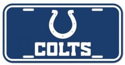 Colts License Plate Car Truck SUV Van Tag Indianapolis NFL Football USA ...