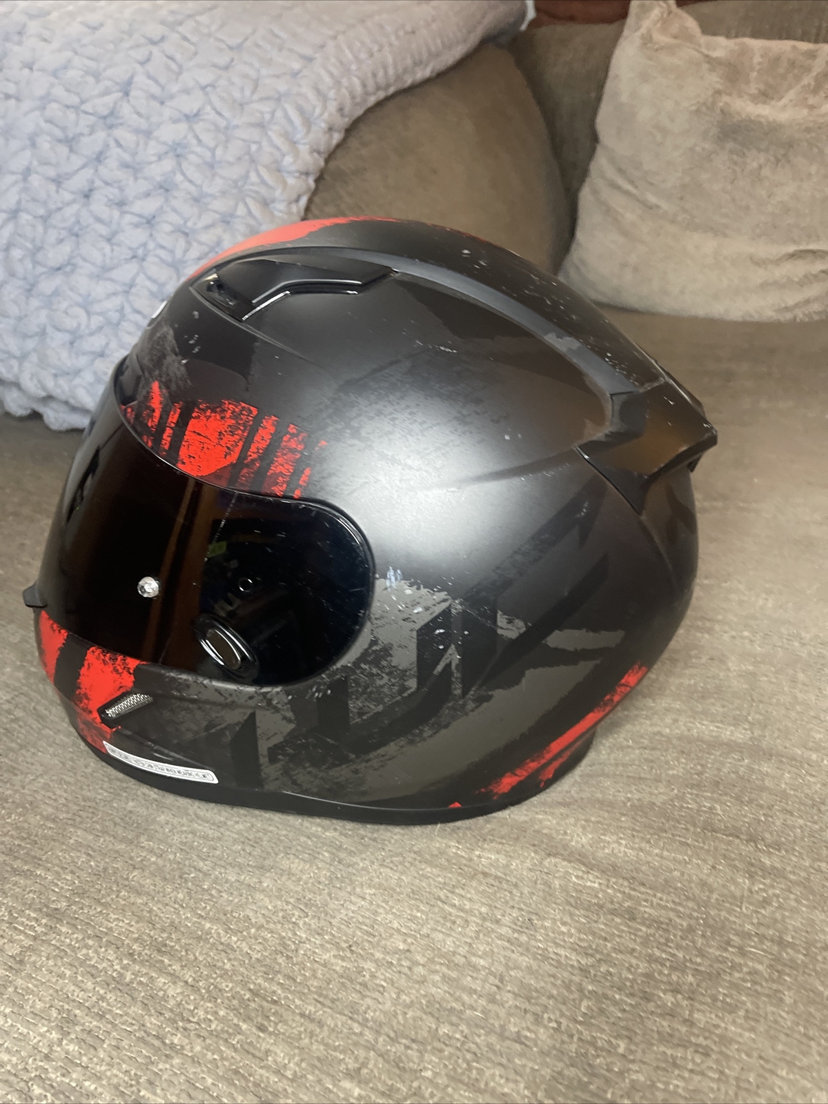 HJC CL-17 Full Face Motorcycle Helmet MEDIUM, TINTED VISOR 🔥 | eBay