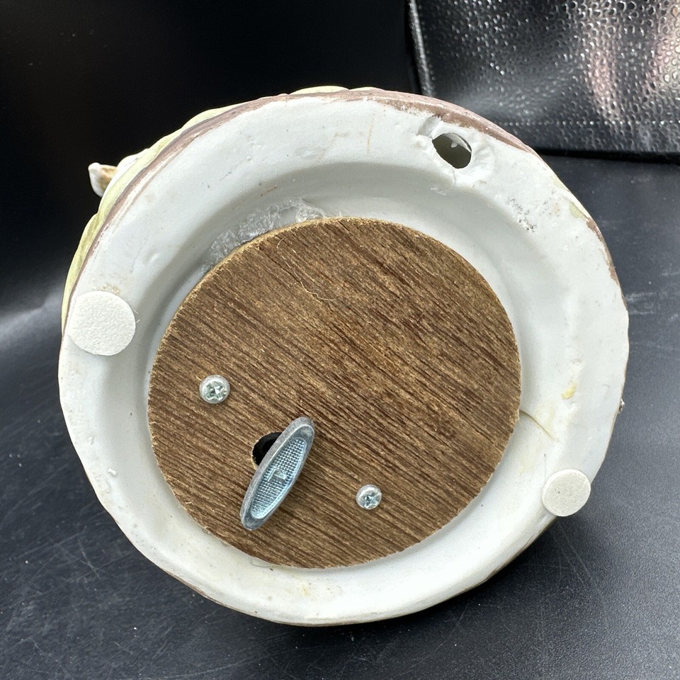 Spring Collection 9" Patchwork Bunny Rabbit with Music Box Easter 1992 ...