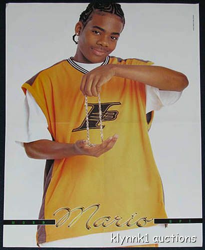 IMX Marques Houston 3 Posters Centerfold Lot 1085A Mario Lil J Nelly St ...