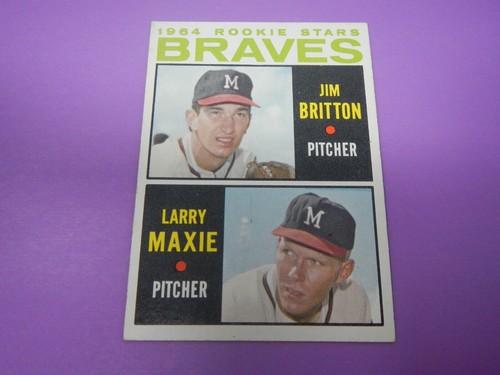 1964 Topps Baseball Jim Britton / Larry Maxie Braves #94 | eBay
