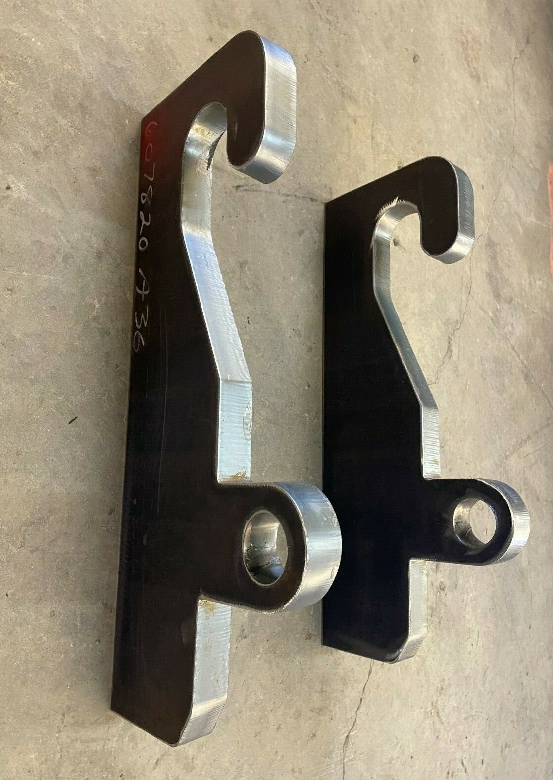 JRB 416 Blank Quick Attach for JRB Loader mounts+Wear Plates (Ears) for ...