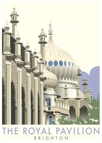 Brighton The Royal Pavilion By Dave Thompson fridge magnet (se) | eBay