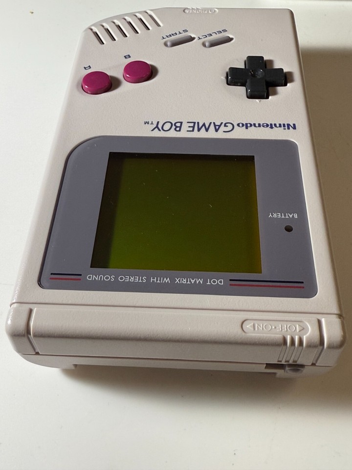 RESTORED Original Nintendo Game Boy GRAY DMG-01 **NEW SCREEN** - TESTED ...