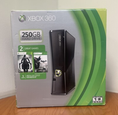 Microsoft Xbox 360 Spring Bundle 250GB Black Console **BOX + INSERT ...