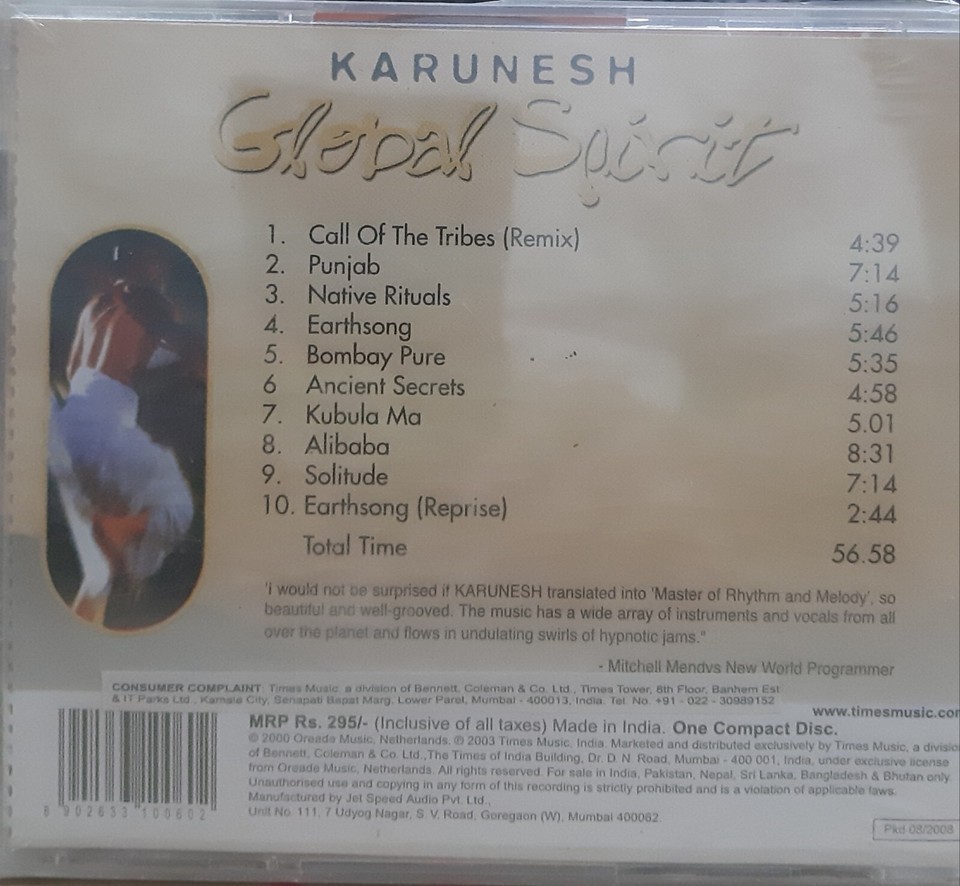Karunesh Global Spirit (Audio CD) | eBay