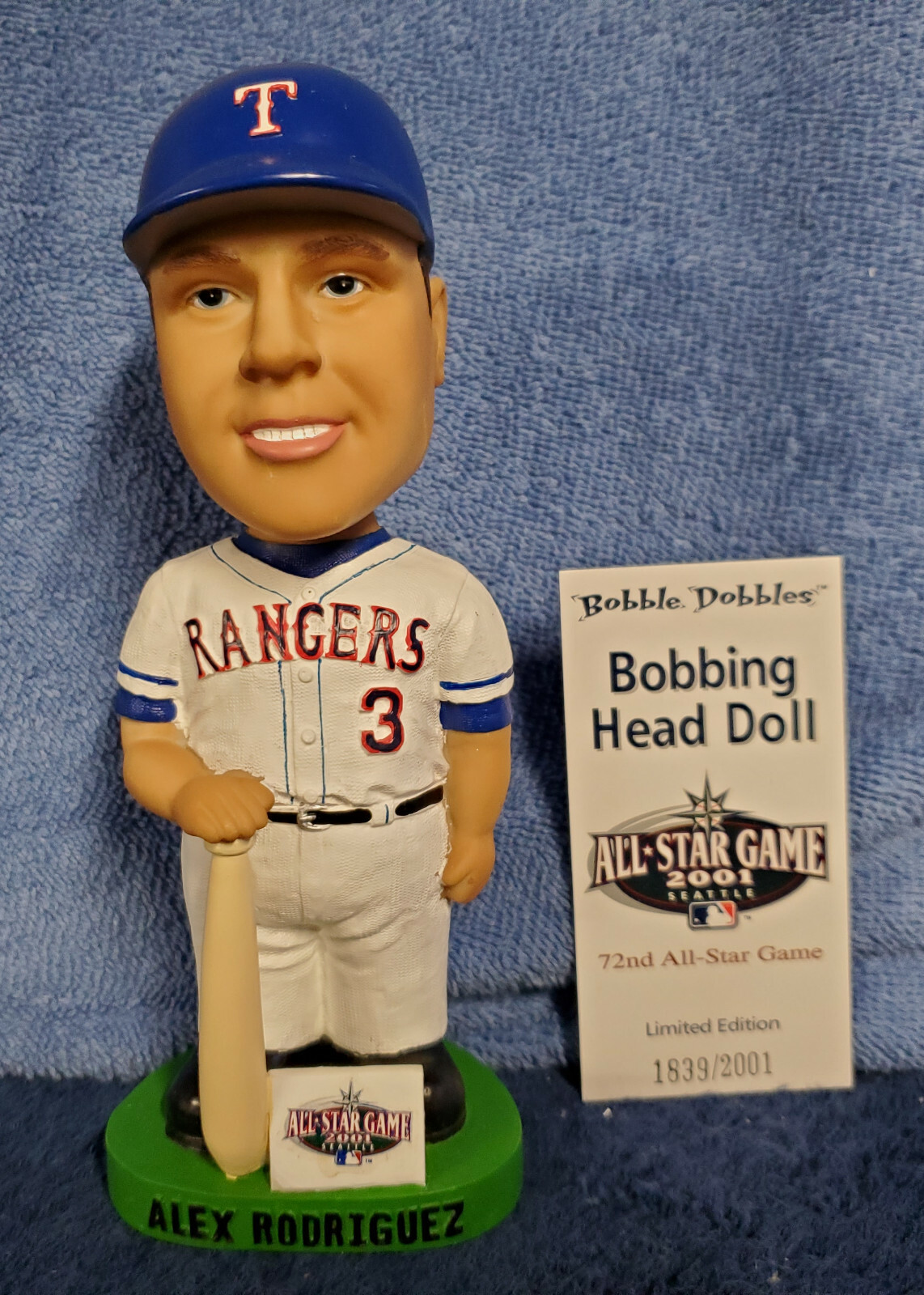 Bobble Dobbles Bobblehead - Alex Rodriguez Texas Rangers All-Star w/Box ...
