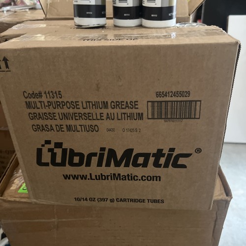New!! Lubrimatic Multi-Purpose Lithium Grease 14 oz Tube NLGI Petroleum ...