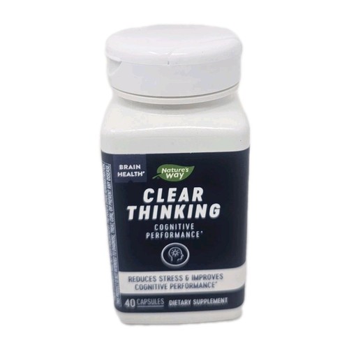 Nature's Way Clear Thinking Cognitive Performance 40 Capsules Exp: 11/25 | eBay
