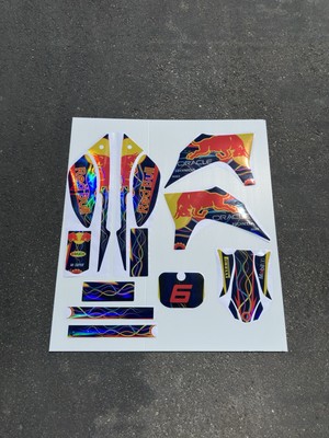 Razor SX500 graphics kit decals THICK AND HIGH GLOSS HOLOGRAPHIC FINISH ...