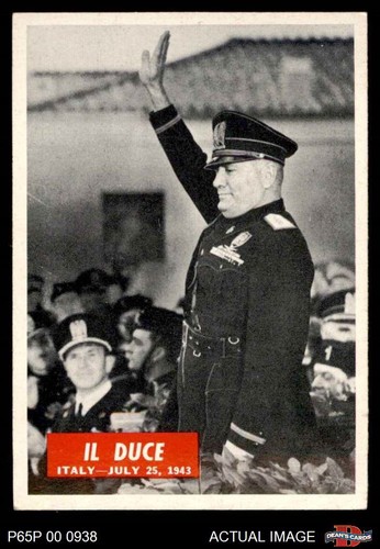 1965 Philadelphia War Bulletin #24 Il Duce 4 - VG/EX | eBay