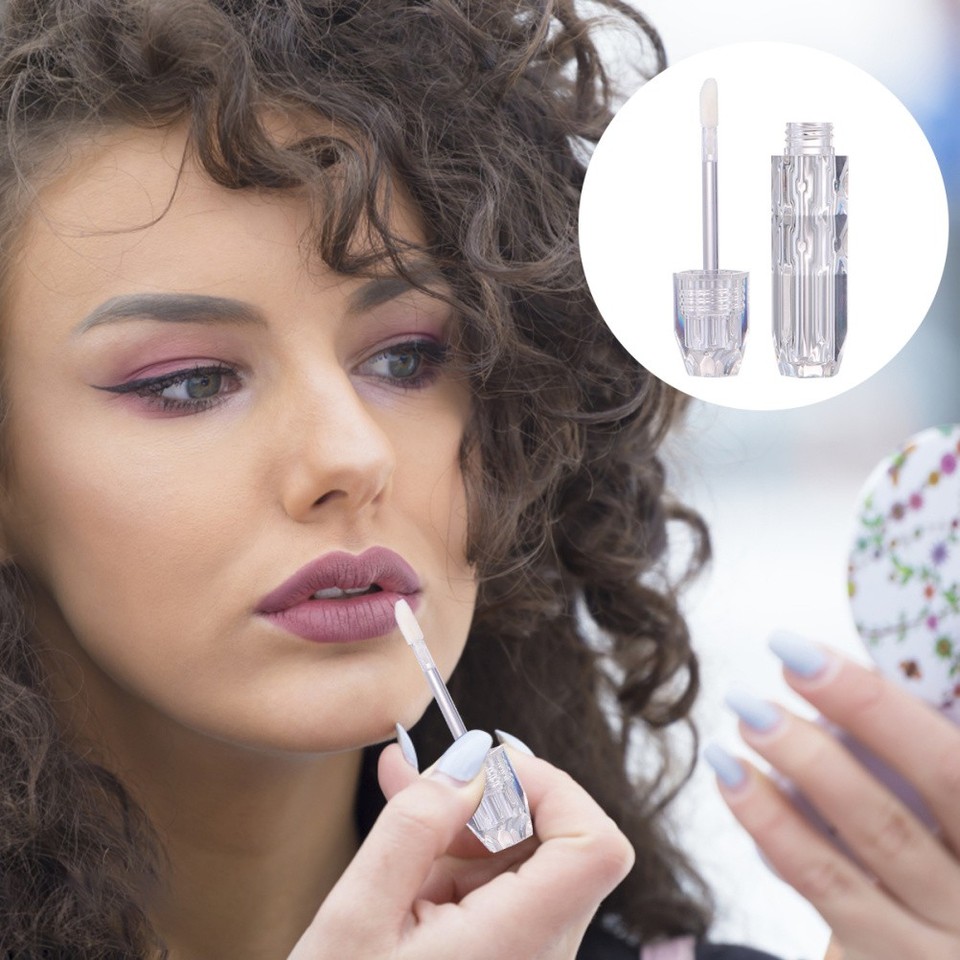 5pcs Mini Empty Lip Gloss Tube DIY Lipstick Cosmetic Packing Container ...