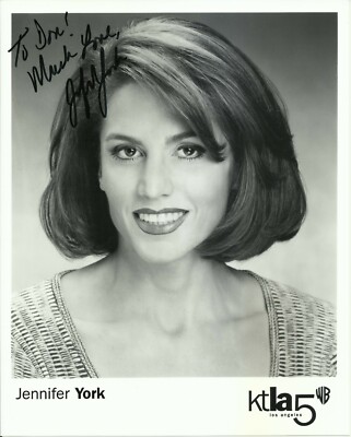 Jennifer York - KTLA News Original Autograph 8x10 Signed Photo | eBay