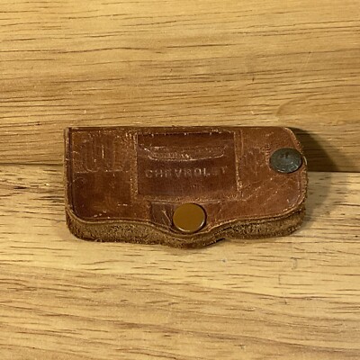 Vintage Leather Chevrolet Keychain Kibler Motor Sales Inc. Bucyrus ...