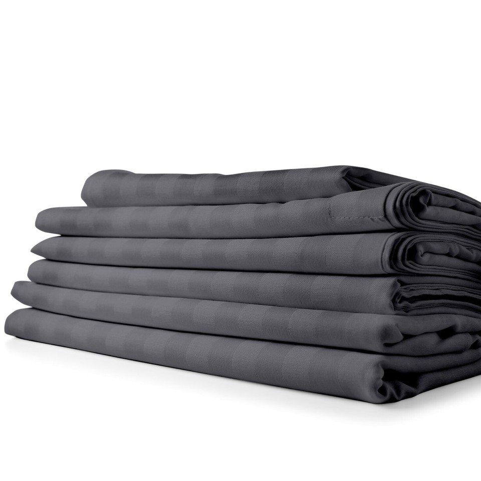 1800+ Thread Count Luxury Bed Sheet Set Egyptian Cotton Feel 6 PC Deep ...