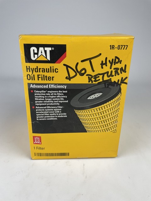 CAT Hydraulic Oil Filter 1r-0777 NOS Caterpillar F4567z0 13837 for sale ...