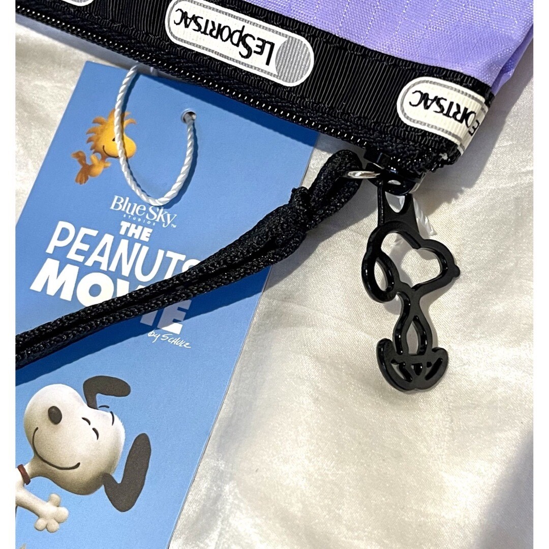 Respo Peanuts Collaboration Snoopy Pattern Large Pouch - Gem