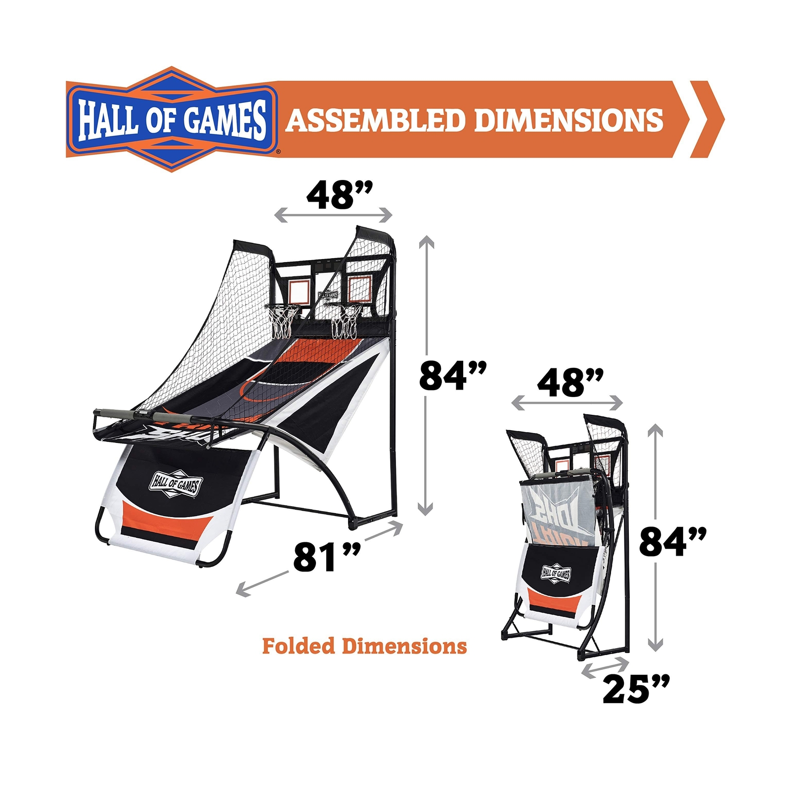 Hall of Games Aracde Basketball - Multiple Styles 2 Player Arcade | eBay