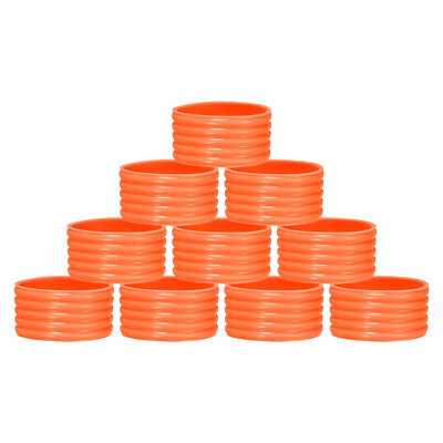 10Pcs Tennis Racket Silicone Racquet Grip Ring Racket Band Rubber Ring ...