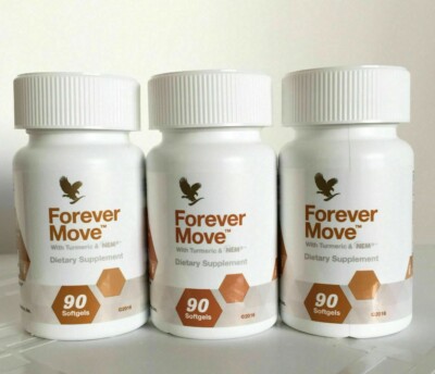 3 FOREVER LIVING MOVE (90 Softgel) - Joint & muscle supplement. HALAL ...