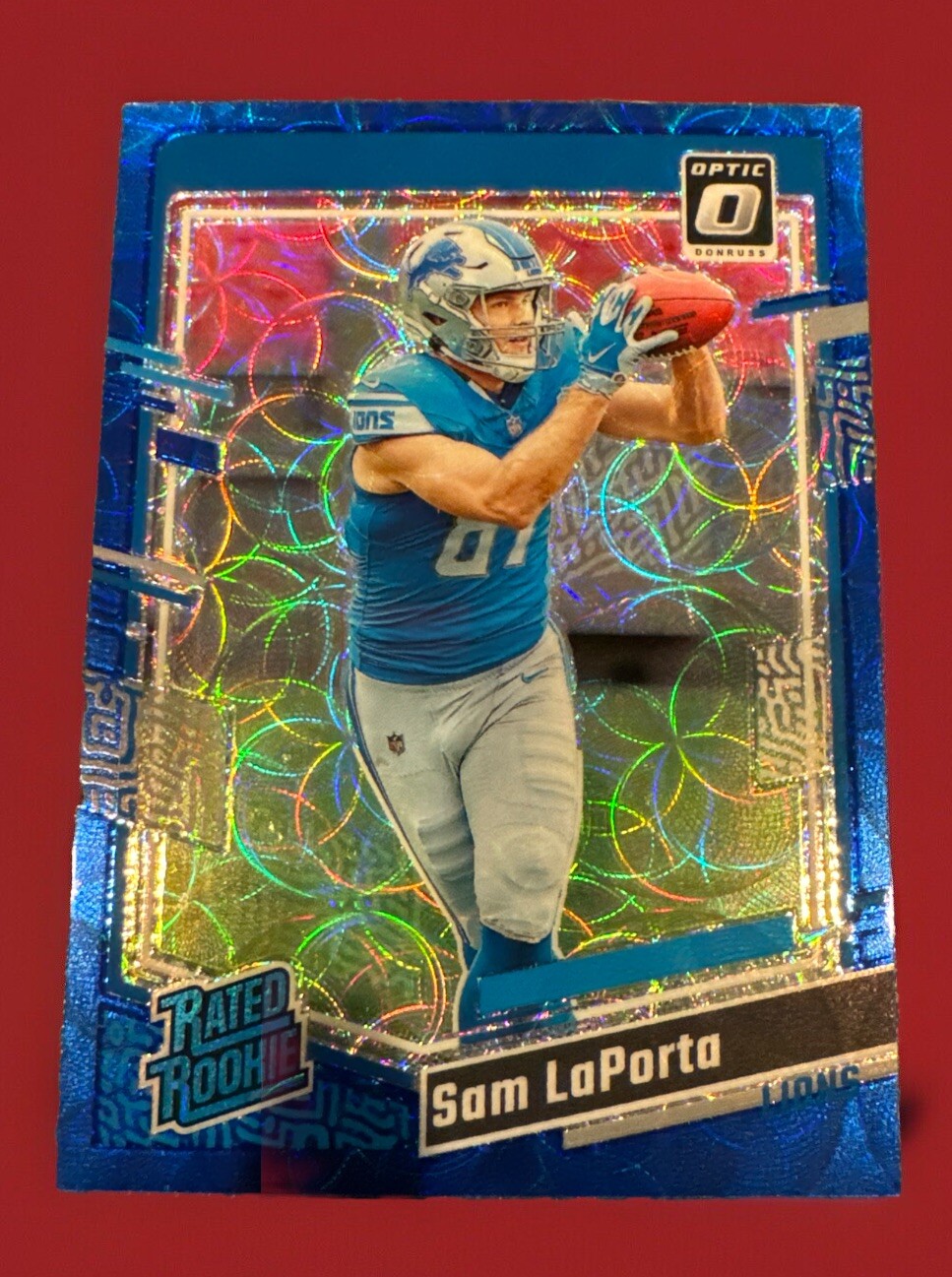 Sam Laporta Rc 2023 Optic Blue Scope Rated Rookie Exclusive From Hobby ...