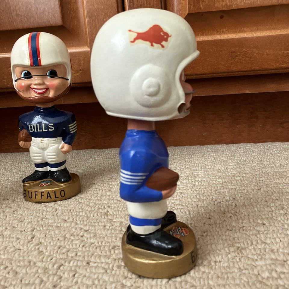 Buffalo Bills AFL Earpad Toes Up 1960 1965 Vintage Bobblehead NFL ...